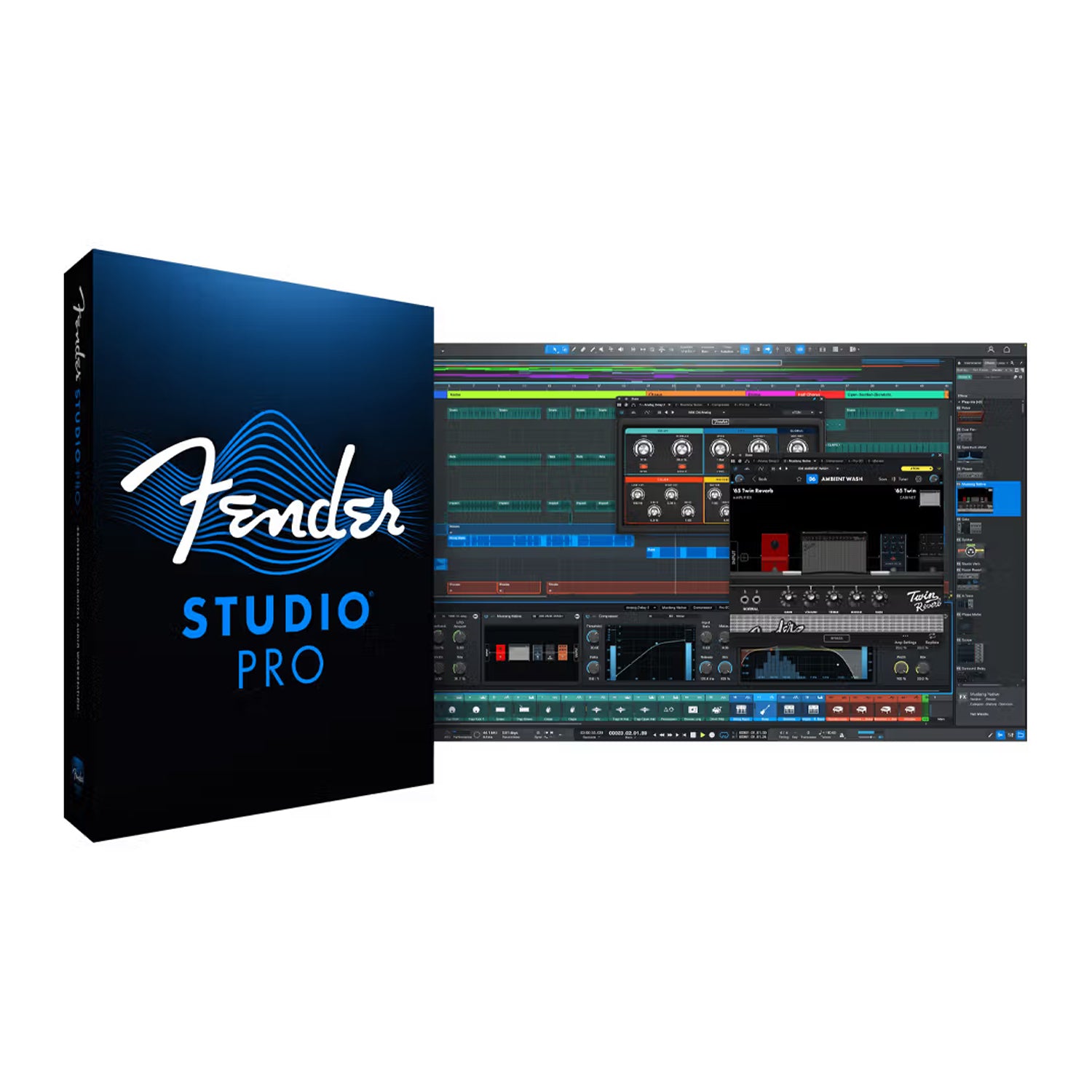 Fender Studio Pro+ Annual Subscription - DAW Software | Turra Music