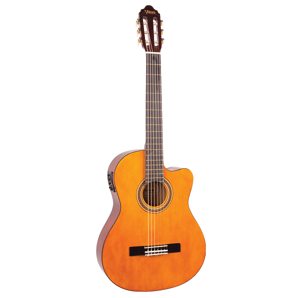 Valencia VC104CE 4/4 Size Classical Guitar w/ Pickup & Cutaway ...